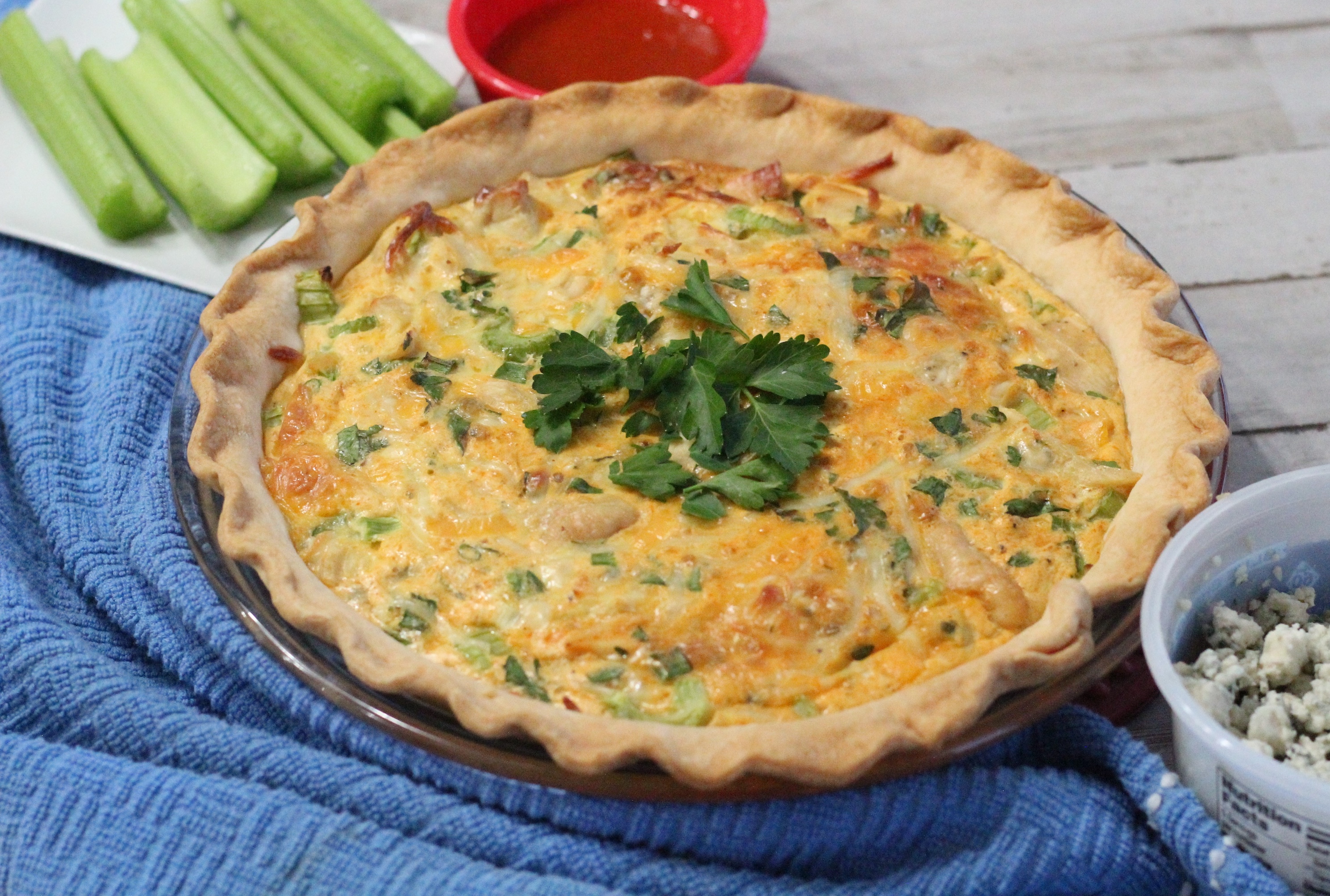 Recipe Info Buffalo Chicken Quiche